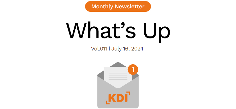 KDI - Korea Development Institute - NEWS & EVENTS - Newsletter